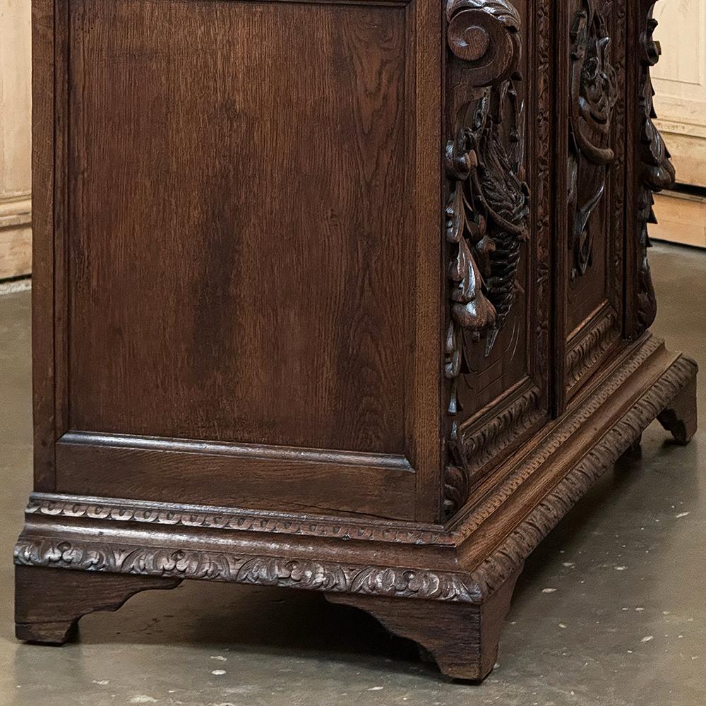 19th Century French Renaissance Hunt Buffet For Sale at 1stDibs