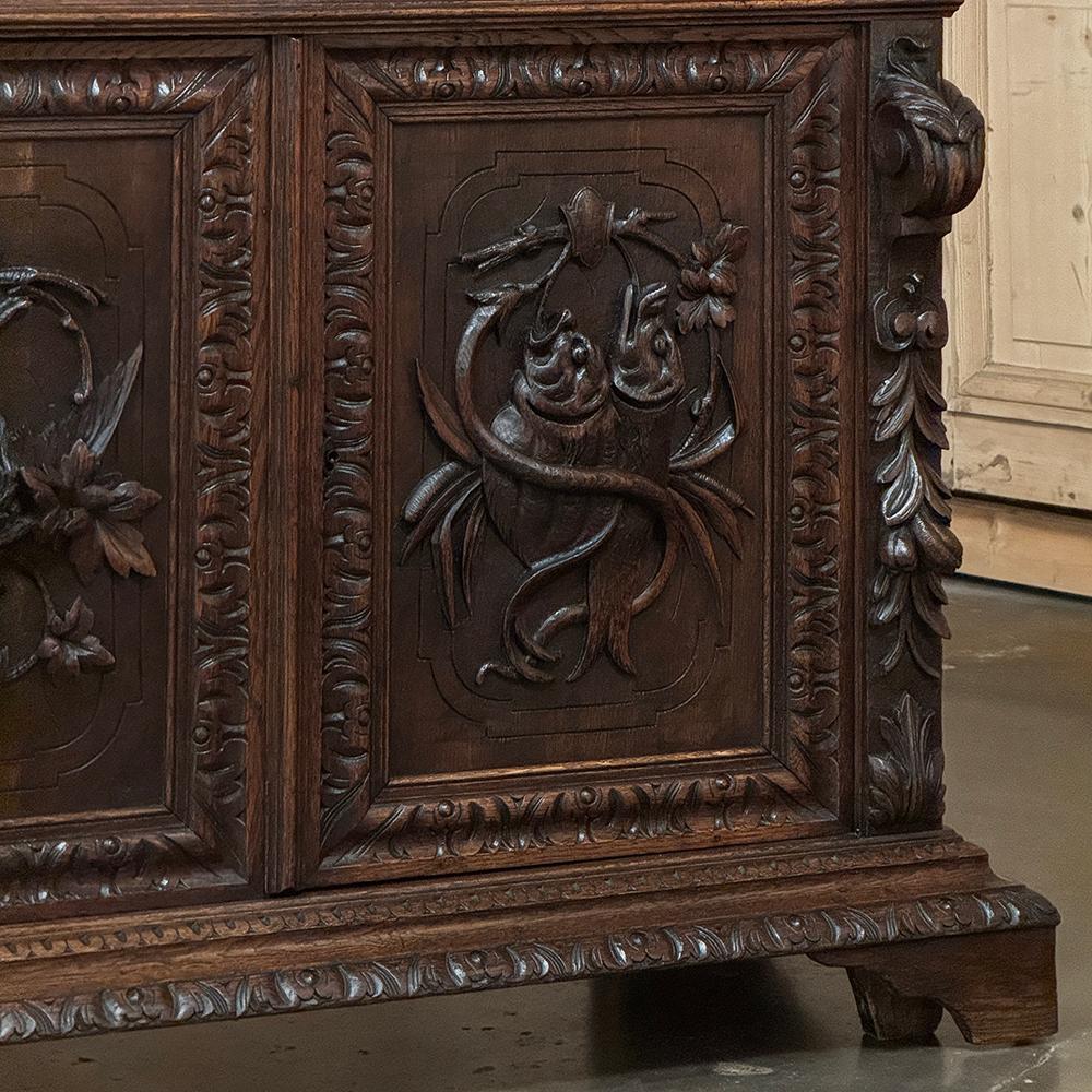19th Century French Renaissance Hunt Buffet For Sale at 1stDibs
