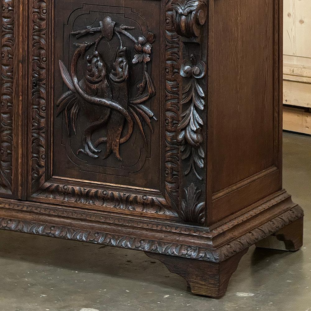 19th Century French Renaissance Hunt Buffet For Sale at 1stDibs