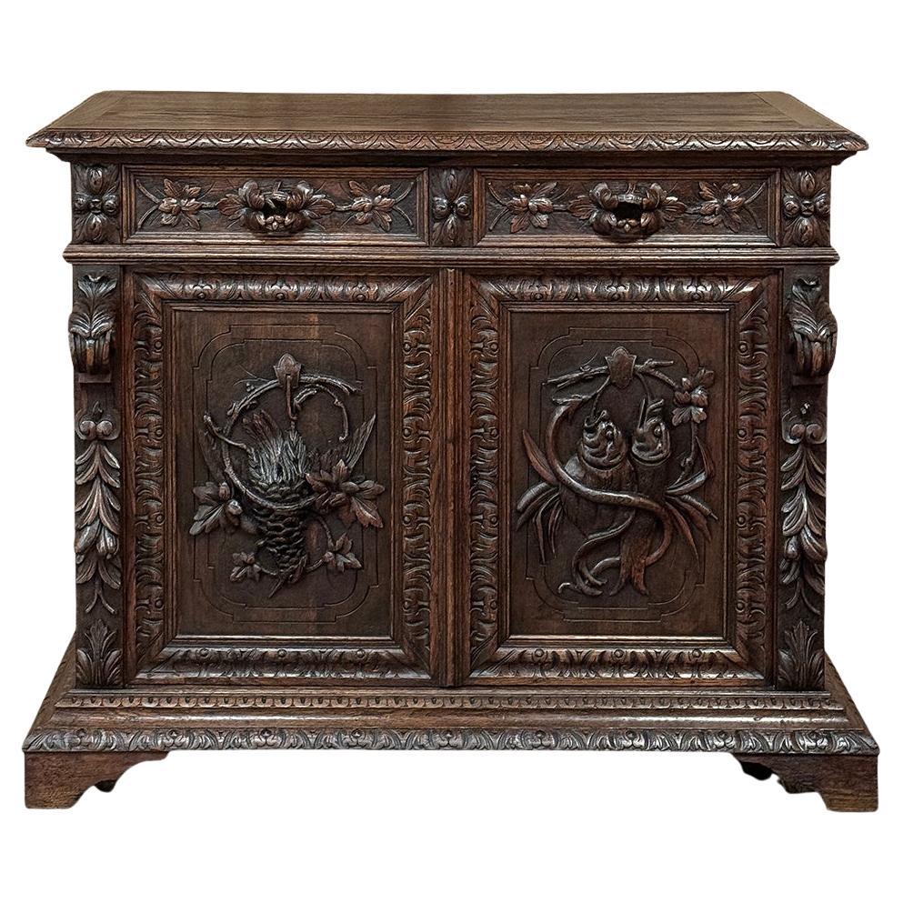 19th Century French Renaissance Hunt Buffet For Sale at 1stDibs