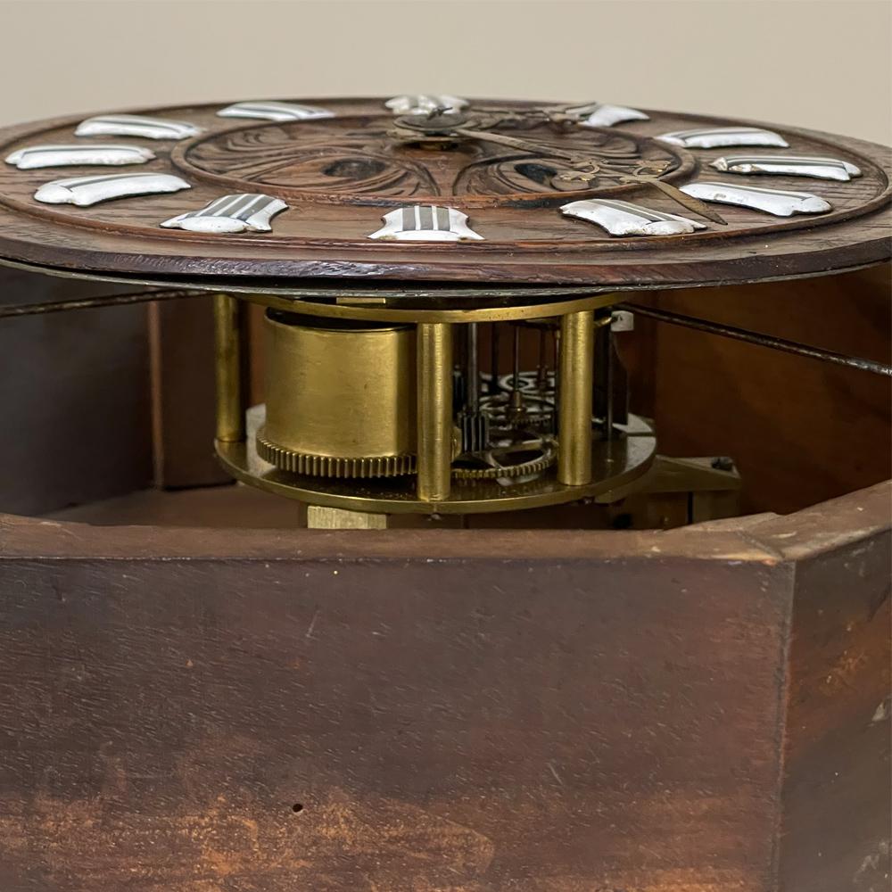 19th Century French Renaissance Style Carved Wood Wall Clock For Sale ...