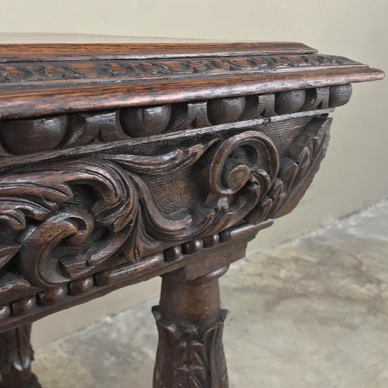 19th Century French Renaissance Writing Table, Desk at 1stDibs