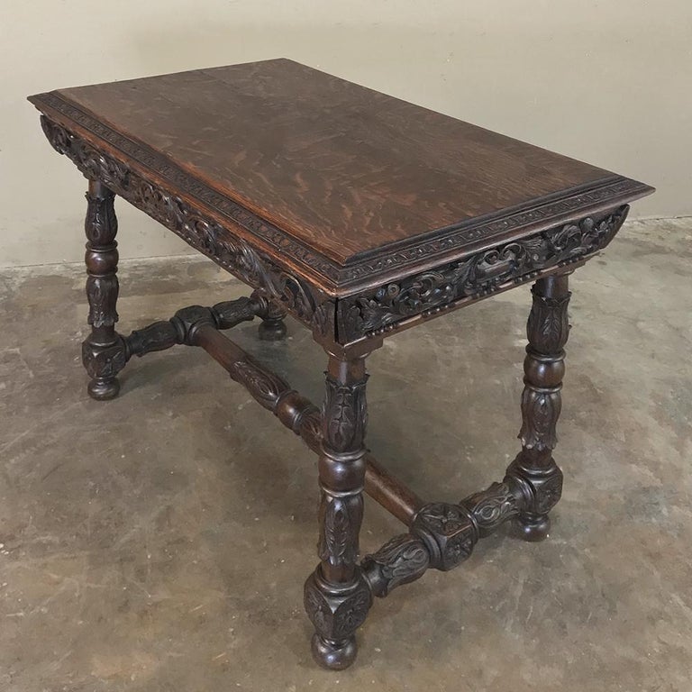 19th Century French Renaissance Writing Table, Desk at 1stDibs