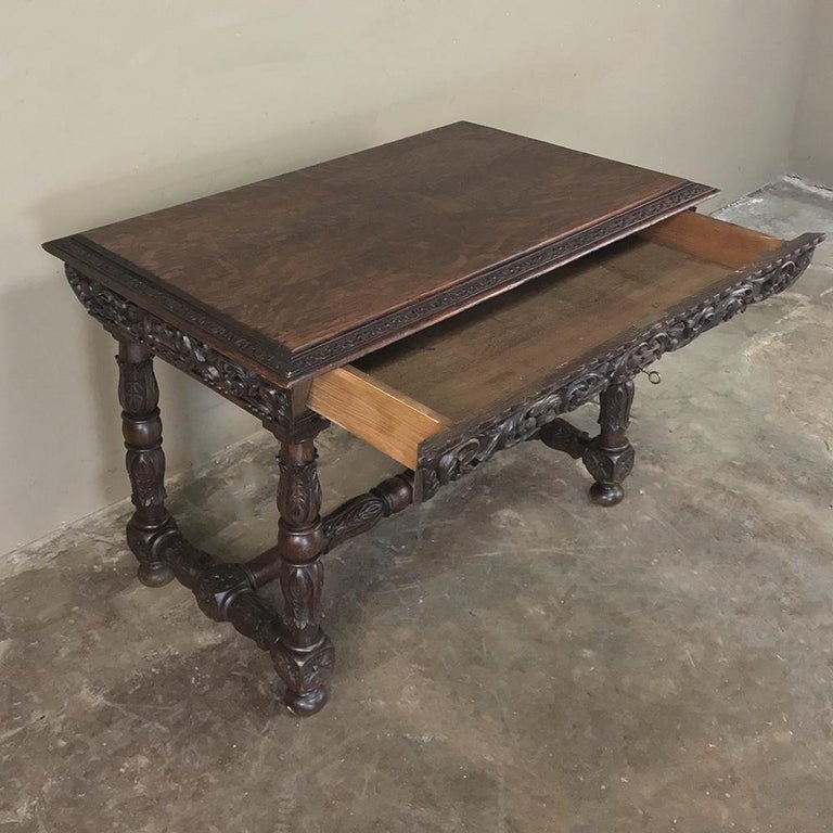 19th Century French Renaissance Writing Table, Desk at 1stDibs