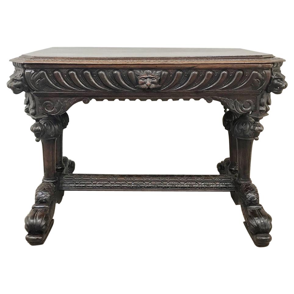 19th Century French Renaissance Writing Table at 1stDibs