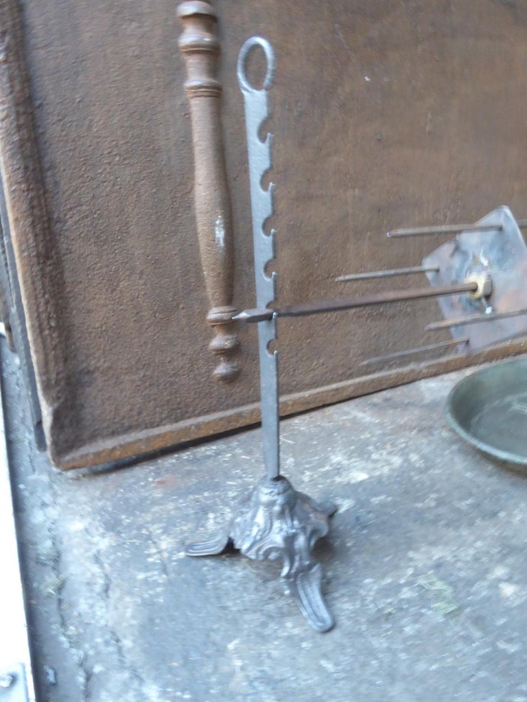 19th Century French Roasting Jack and Attachments For Sale at 1stDibs