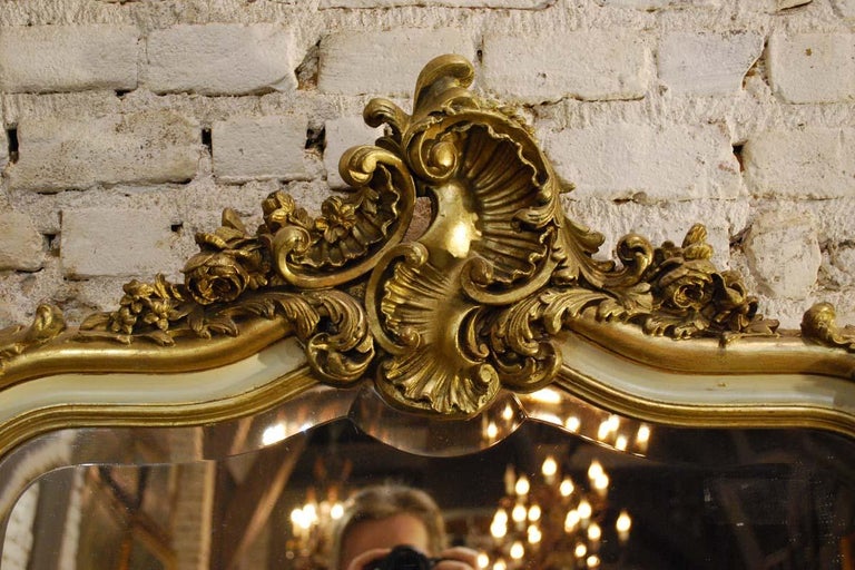 19th Century French Rococo Mirror at 1stDibs