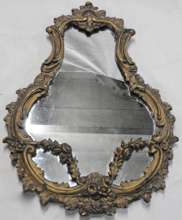 19th Century French Rococo Mirrors, Pair at 1stDibs