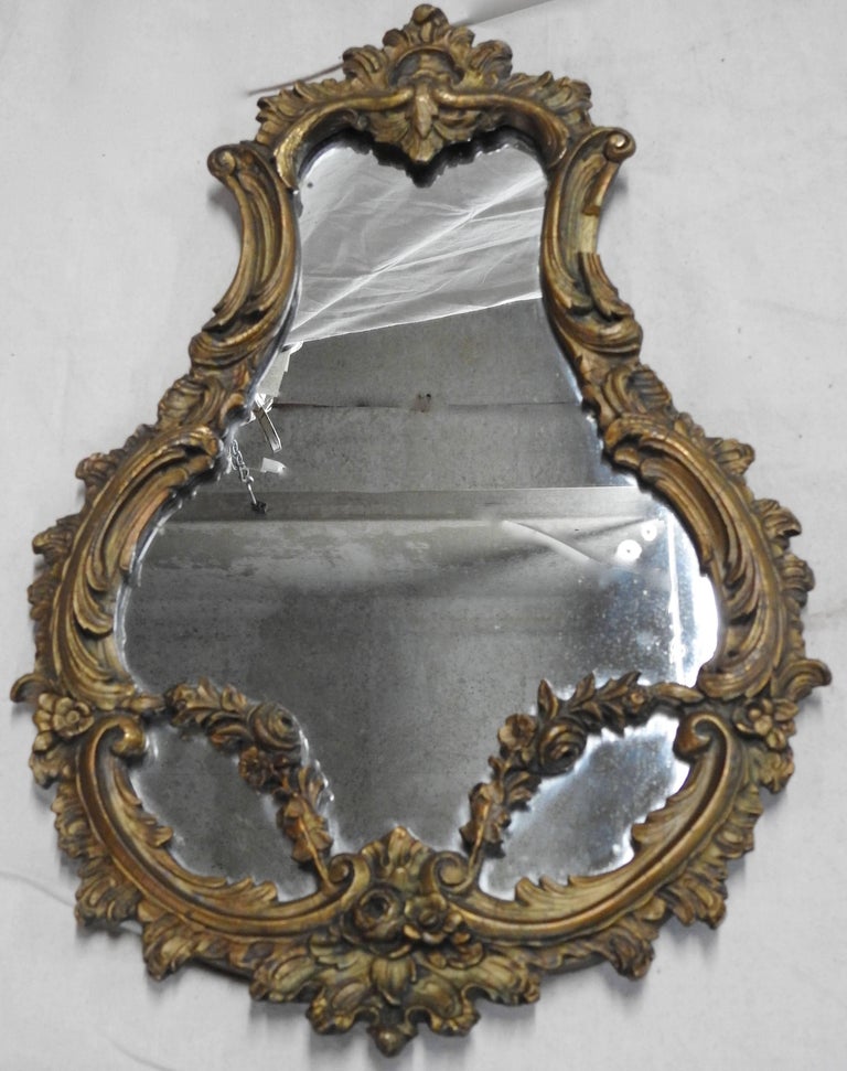 19th Century French Rococo Mirrors, Pair at 1stDibs