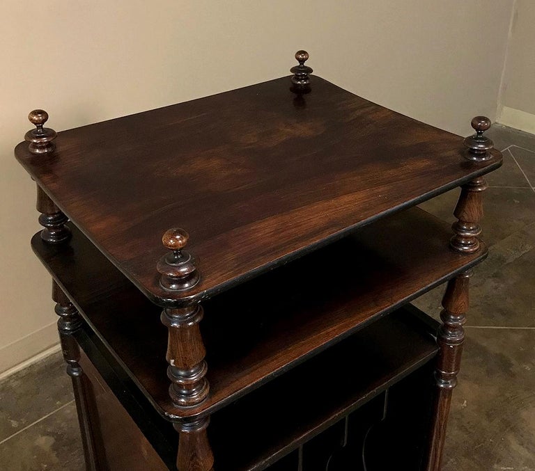 19th Century French Rosewood Music Table For Sale at 1stDibs
