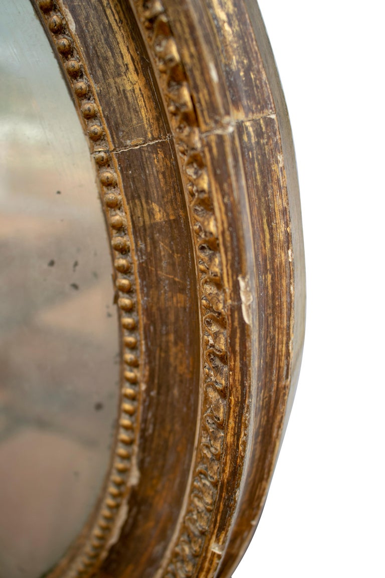 19th Century French Round Mirror with Gilt Frame at 1stDibs | round ...