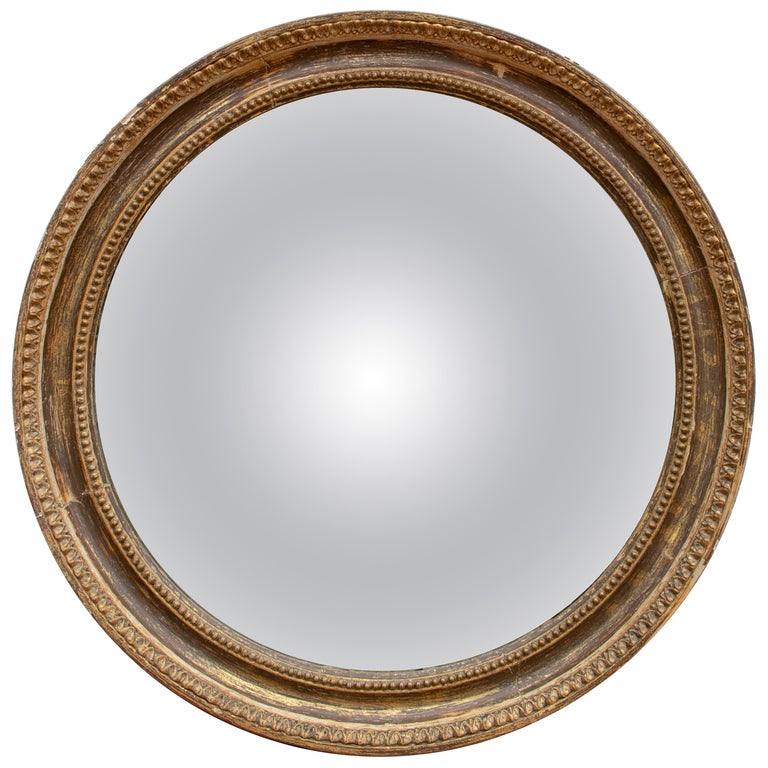 19th Century French Round Mirror with Gilt Frame at 1stDibs | round ...