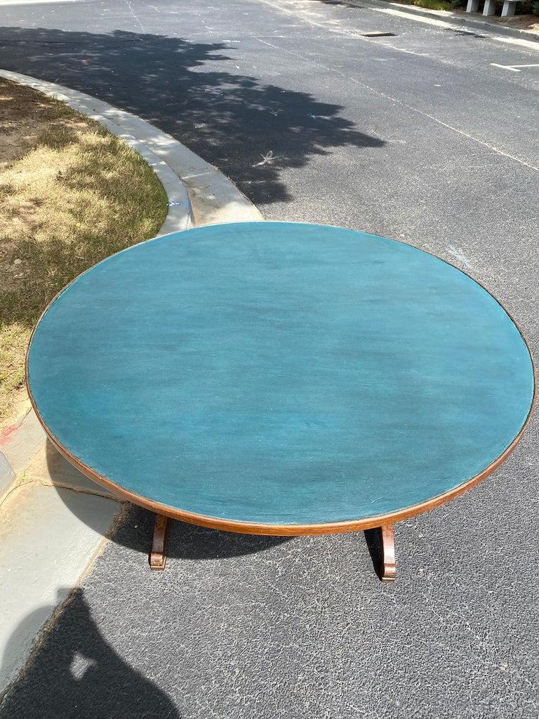 19th Century French Round Tilt-Top Wine Tasting Table with Custom ...