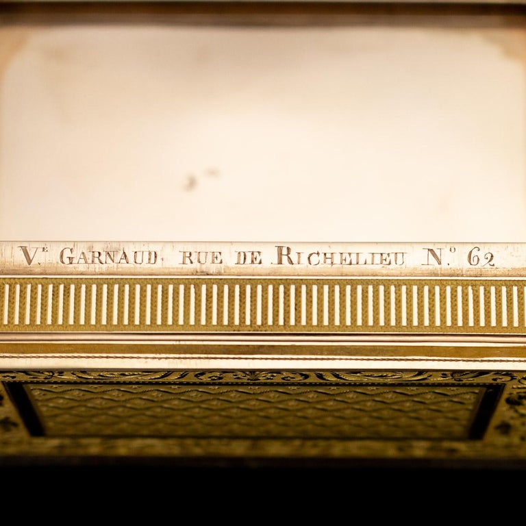 French Royal 18-Karat Gold and Enamel Snuff Box with Miniature, circa ...