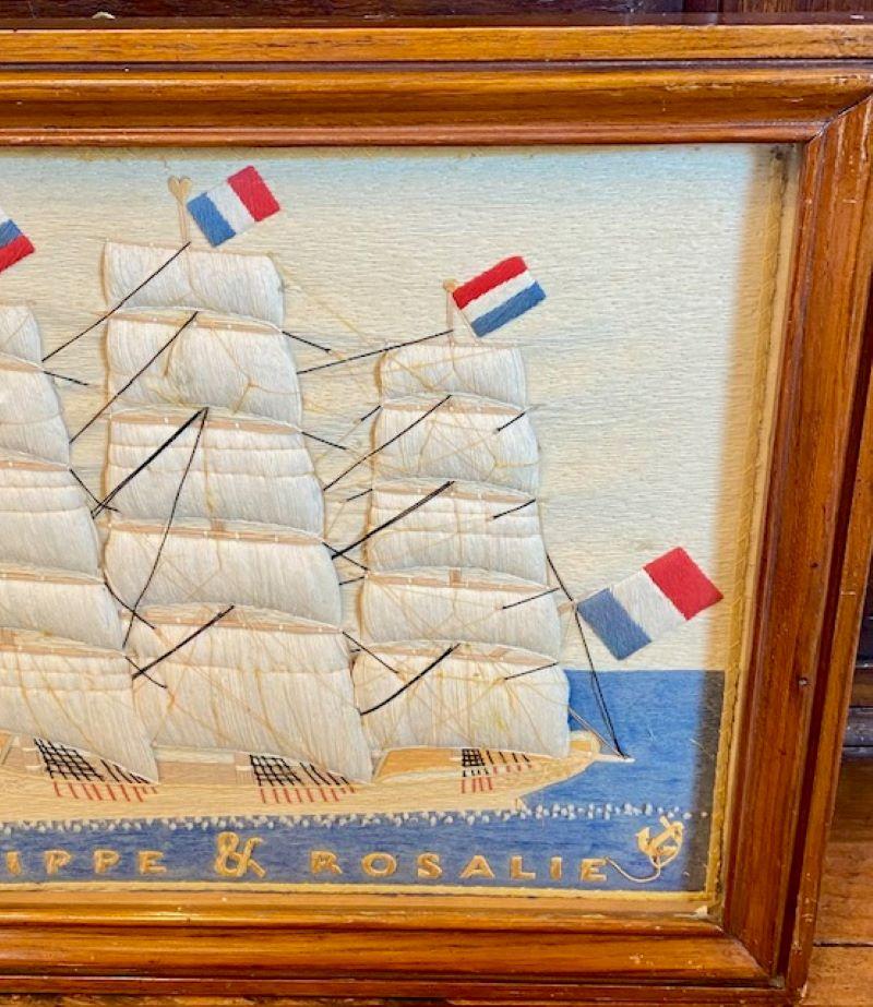 19th Century French Sailor's Woolie of the Ship "Philippe and Rosalie ...
