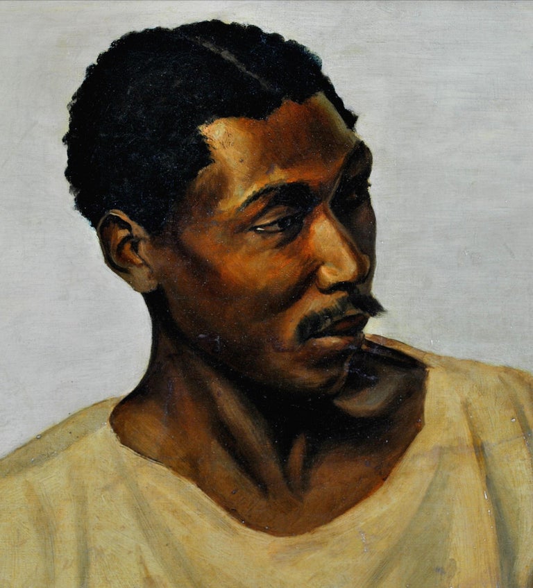 19th Century French School - Portrait of an African Man - 19th Century ...