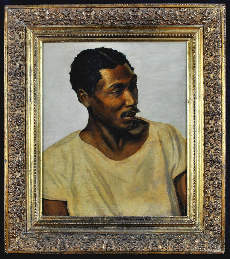 19th Century French School - Portrait of an African Man - 19th Century ...