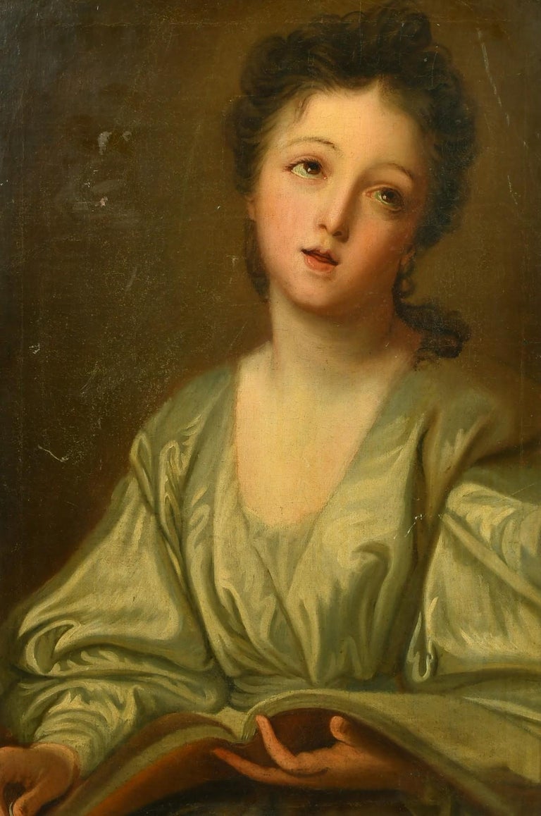 Unknown - CIRCLE OF JEAN-BAPTISTE GREUZE (1725-1805) FRENCH PORTRAIT ...
