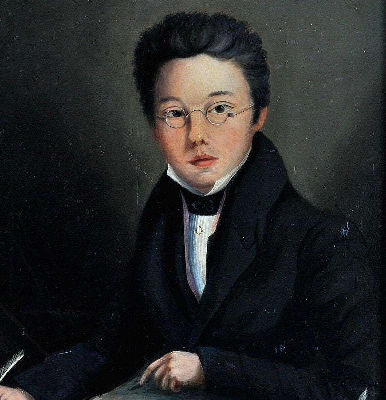 19th century French School - Portrait of a Young Gentleman - 19th Century French Antique Oil ...