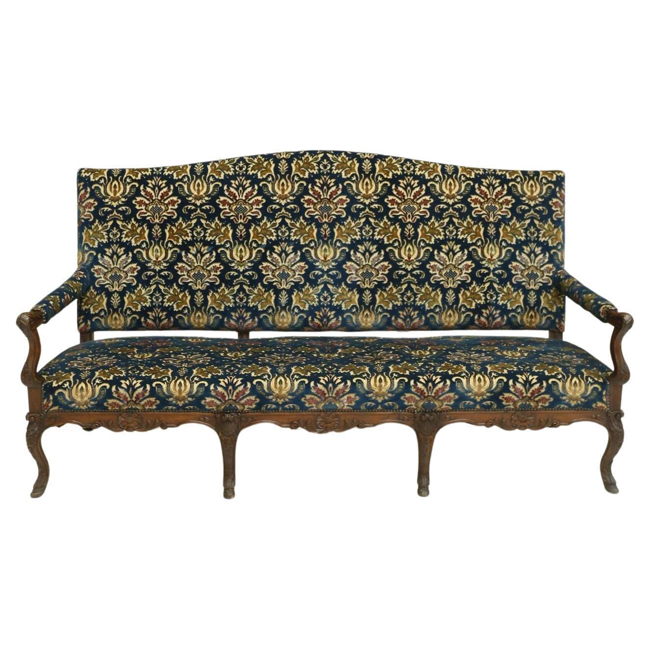 Armless French Settee at 1stDibs
