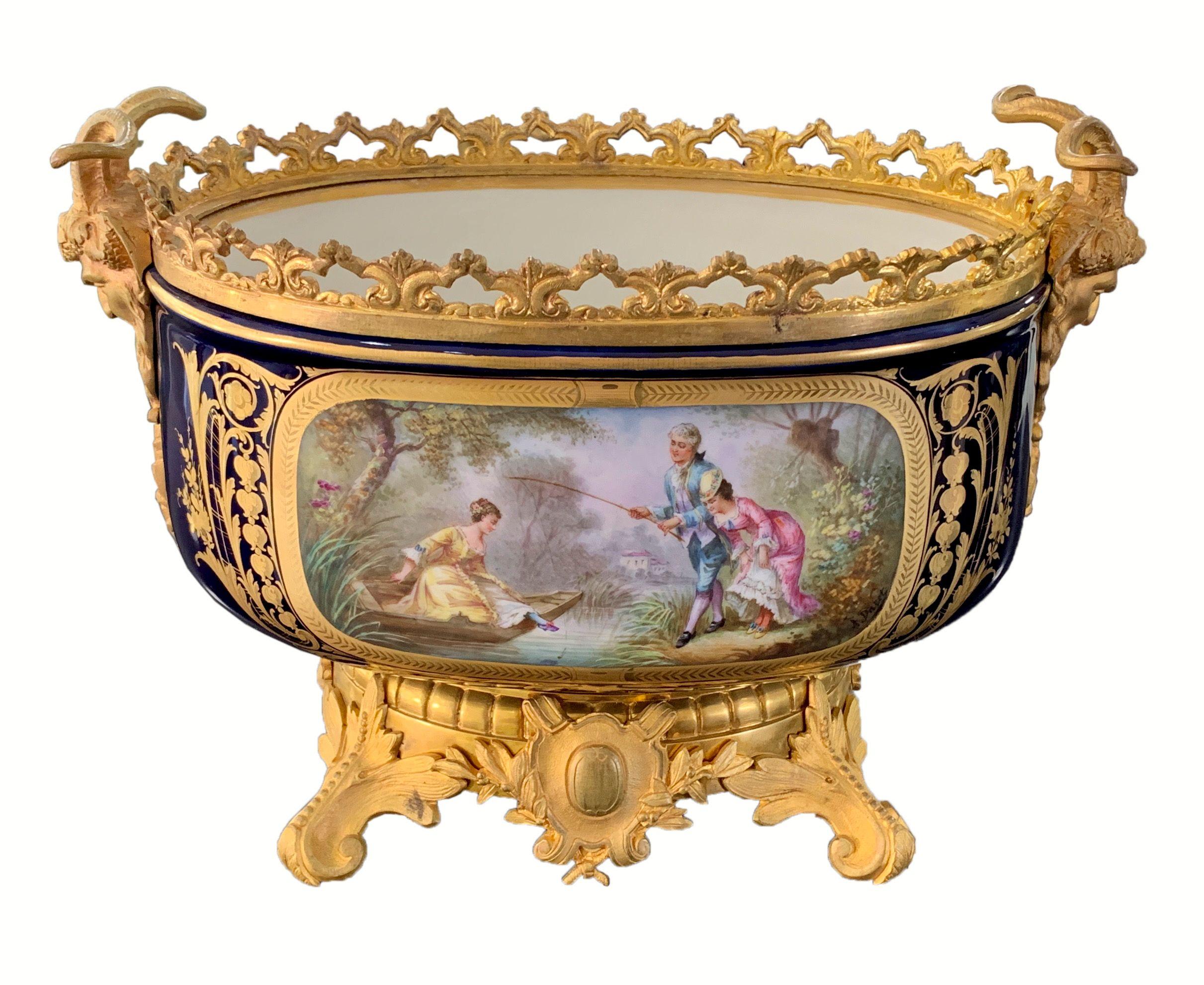 19th Century French Sevres Centerpiece For Sale at 1stDibs