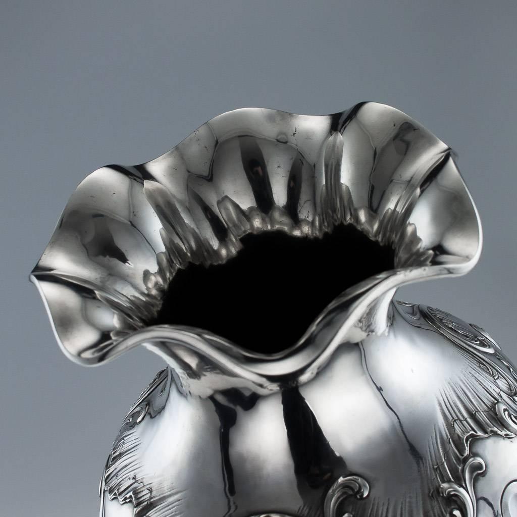 19th Century French Solid Silver Decorative Vase, circa 1890 at 1stDibs ...