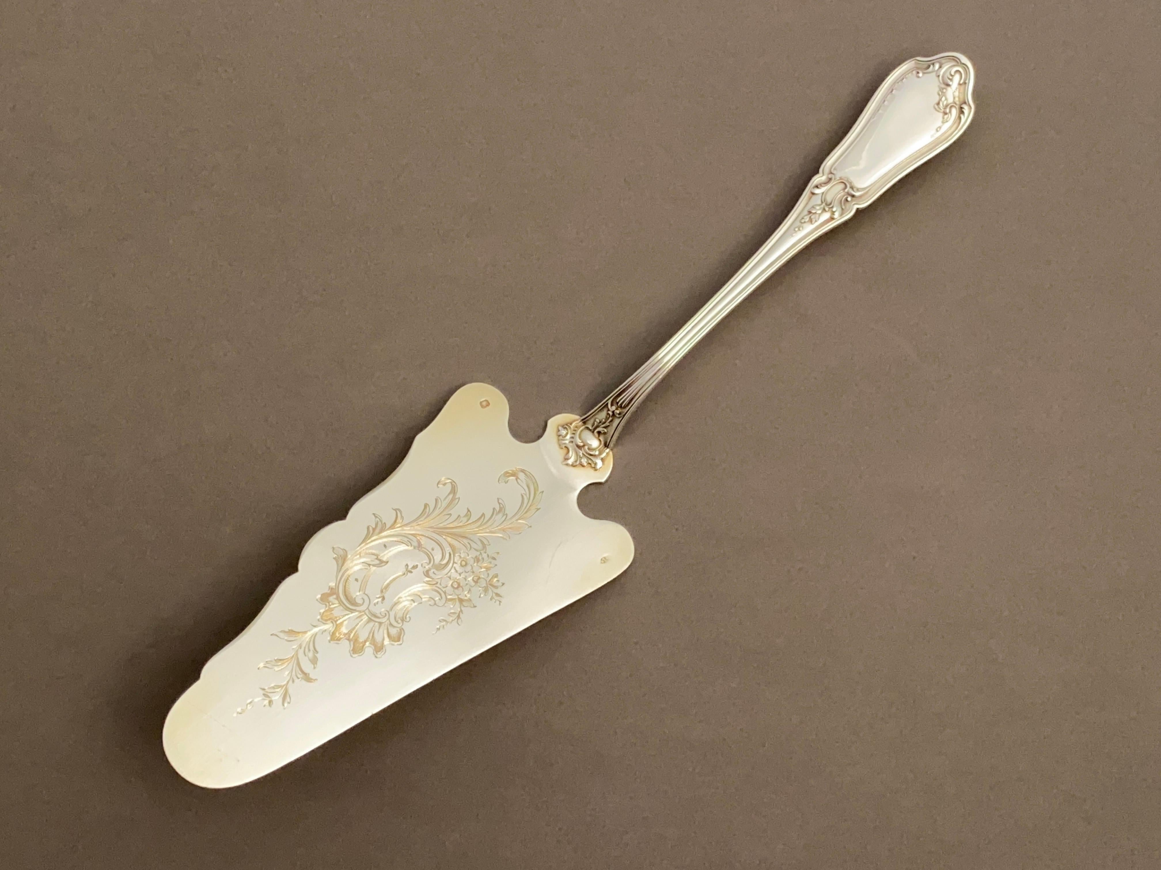 19th Century French Sterling Silver Tart Server at 1stDibs