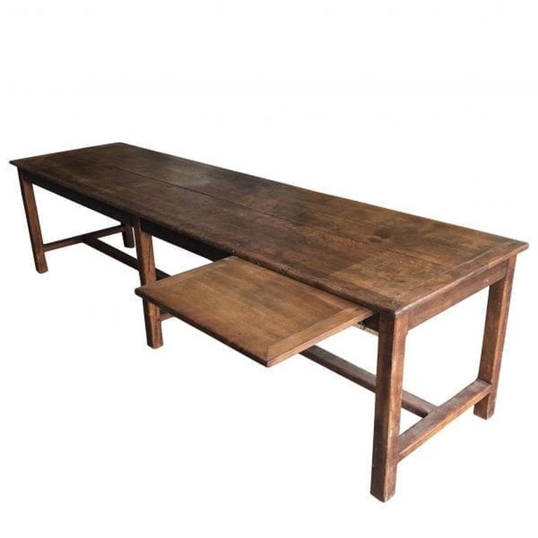 19th Century French Dark Walnut Tailor Table at 1stDibs