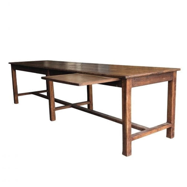 19th Century French Dark Walnut Tailor Table at 1stDibs