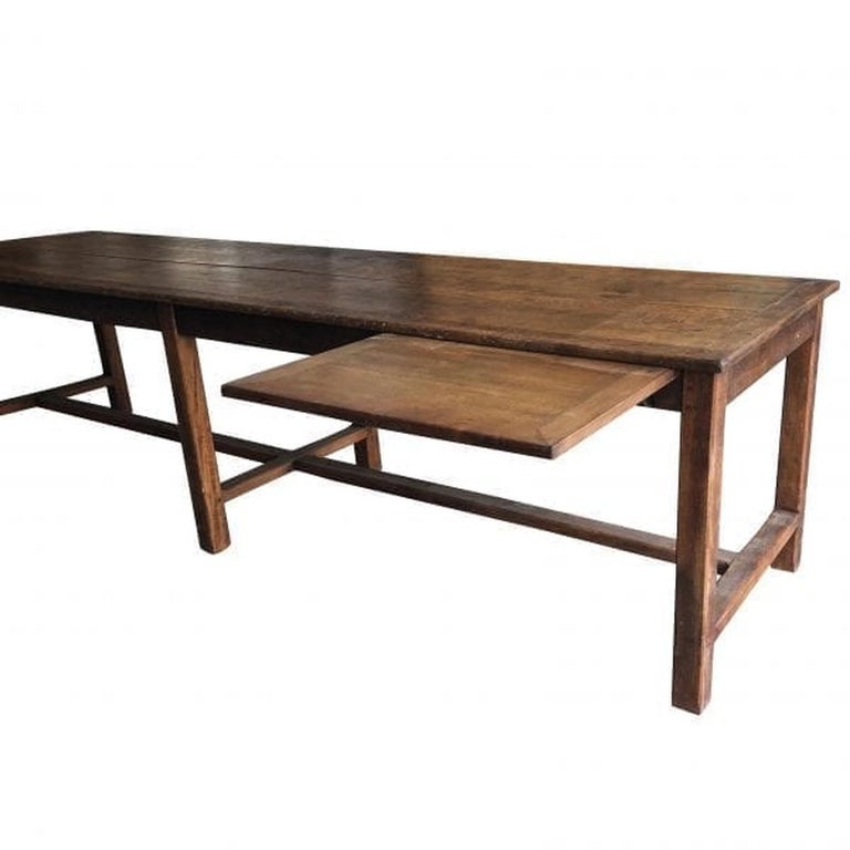 19th Century French Dark Walnut Tailor Table at 1stDibs