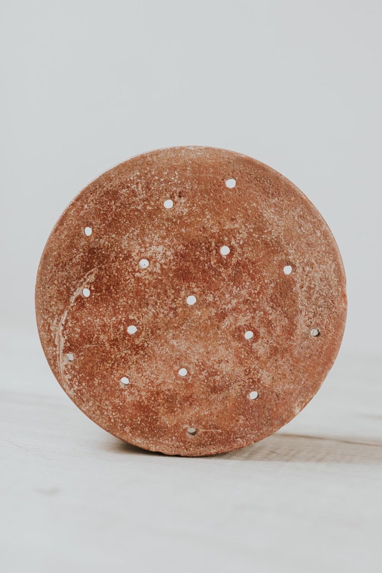 19th Century French Terracotta Cheese Moulds For Sale at 1stdibs