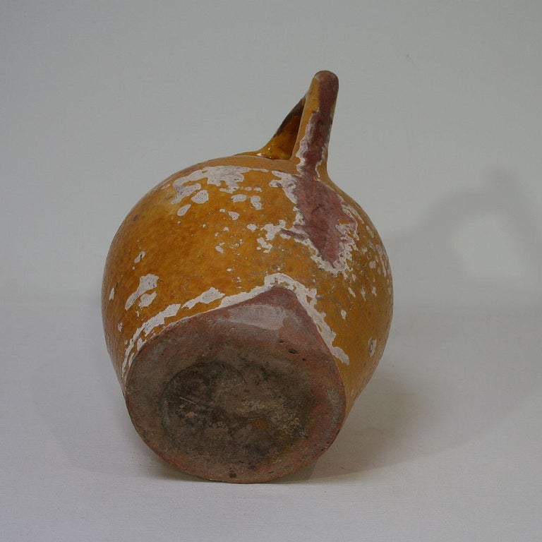 19th Century French Terracotta Jug or Water Cruche at 1stDibs