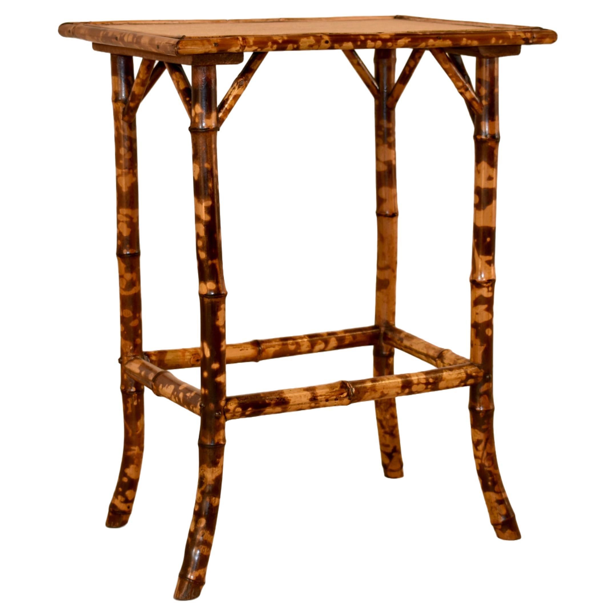 19th Century French Bamboo Side Table For Sale at 1stDibs