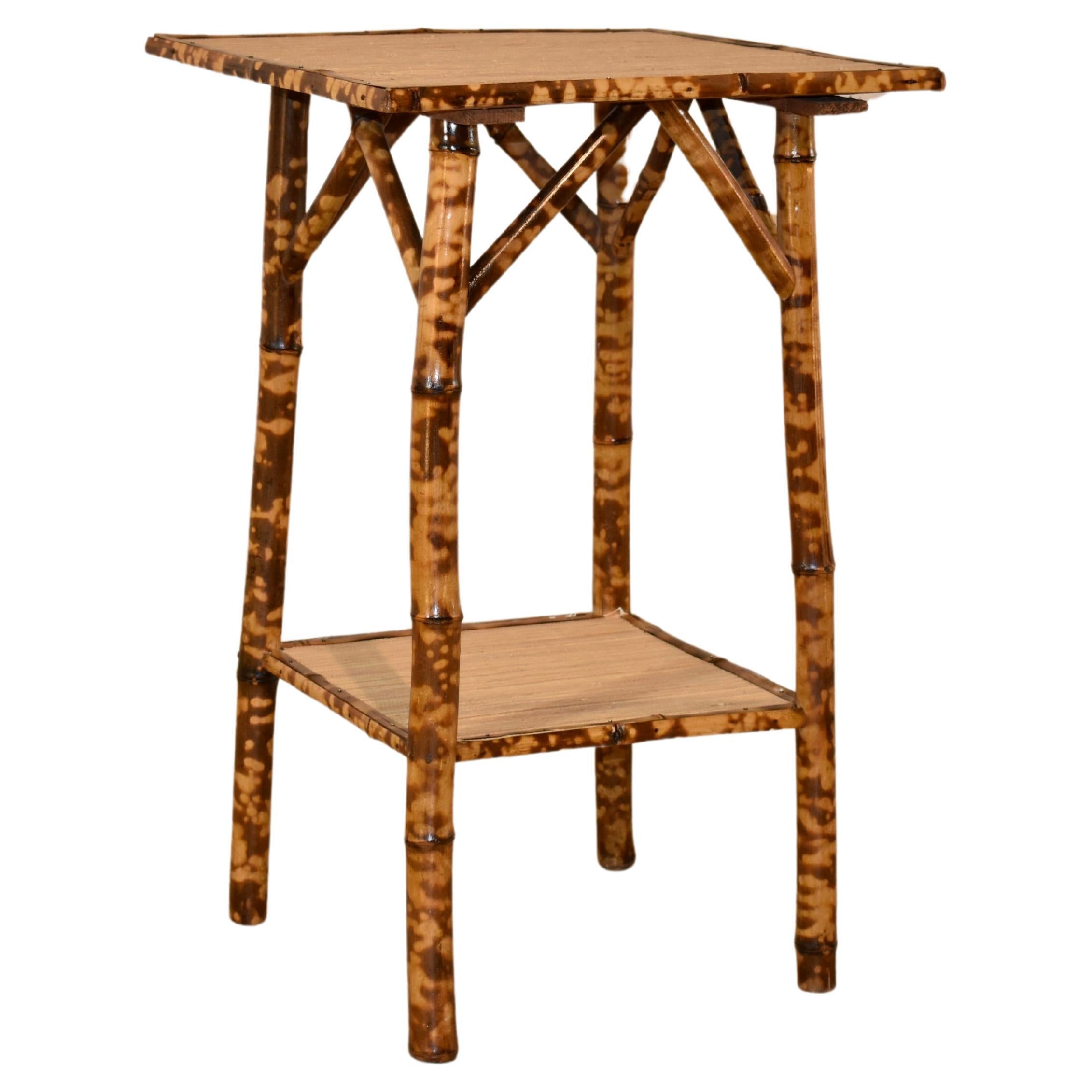19th Century French Octagonal Bamboo Side Table For Sale at 1stDibs