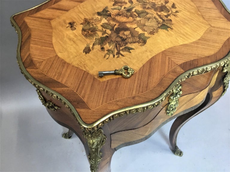19th Century French Vanity Table / Sewing Table by Tahan Paris For Sale ...