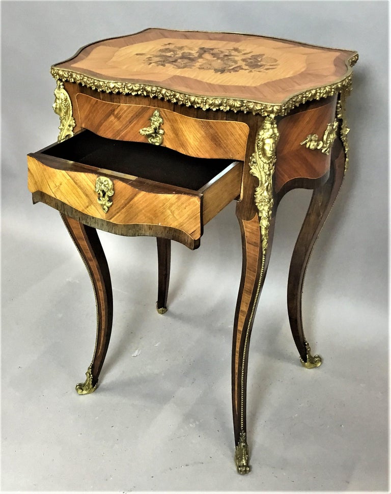 19th Century French Vanity Table / Sewing Table by Tahan Paris For Sale ...