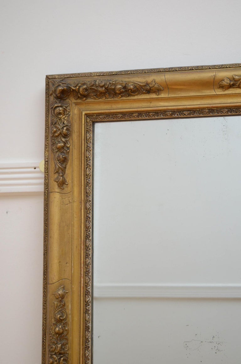 19th Century French Wall Mirror For Sale at 1stDibs