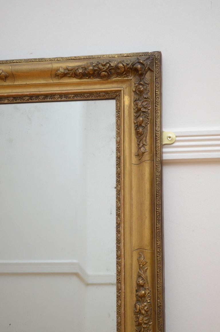 19th Century French Wall Mirror For Sale at 1stDibs