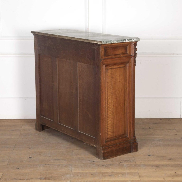 19th Century, French, Walnut Buffet Base For Sale at 1stDibs