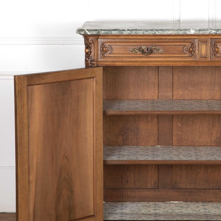 19th Century, French, Walnut Buffet Base For Sale at 1stDibs