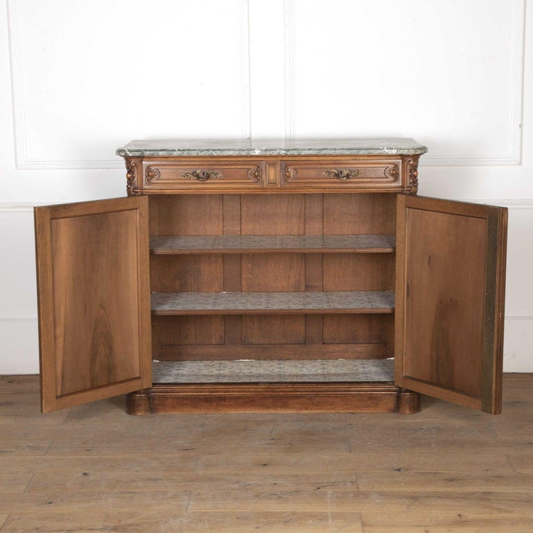 19th Century, French, Walnut Buffet Base For Sale at 1stDibs