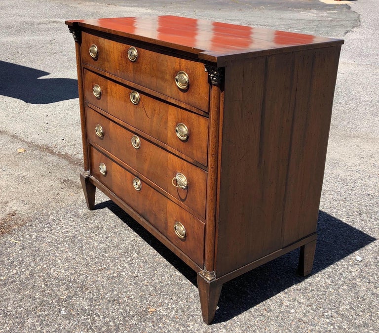 19th Century French Walnut Chest For Sale at 1stDibs
