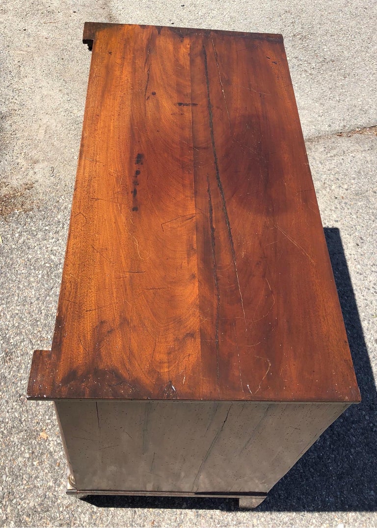 19th Century French Walnut Chest For Sale at 1stDibs