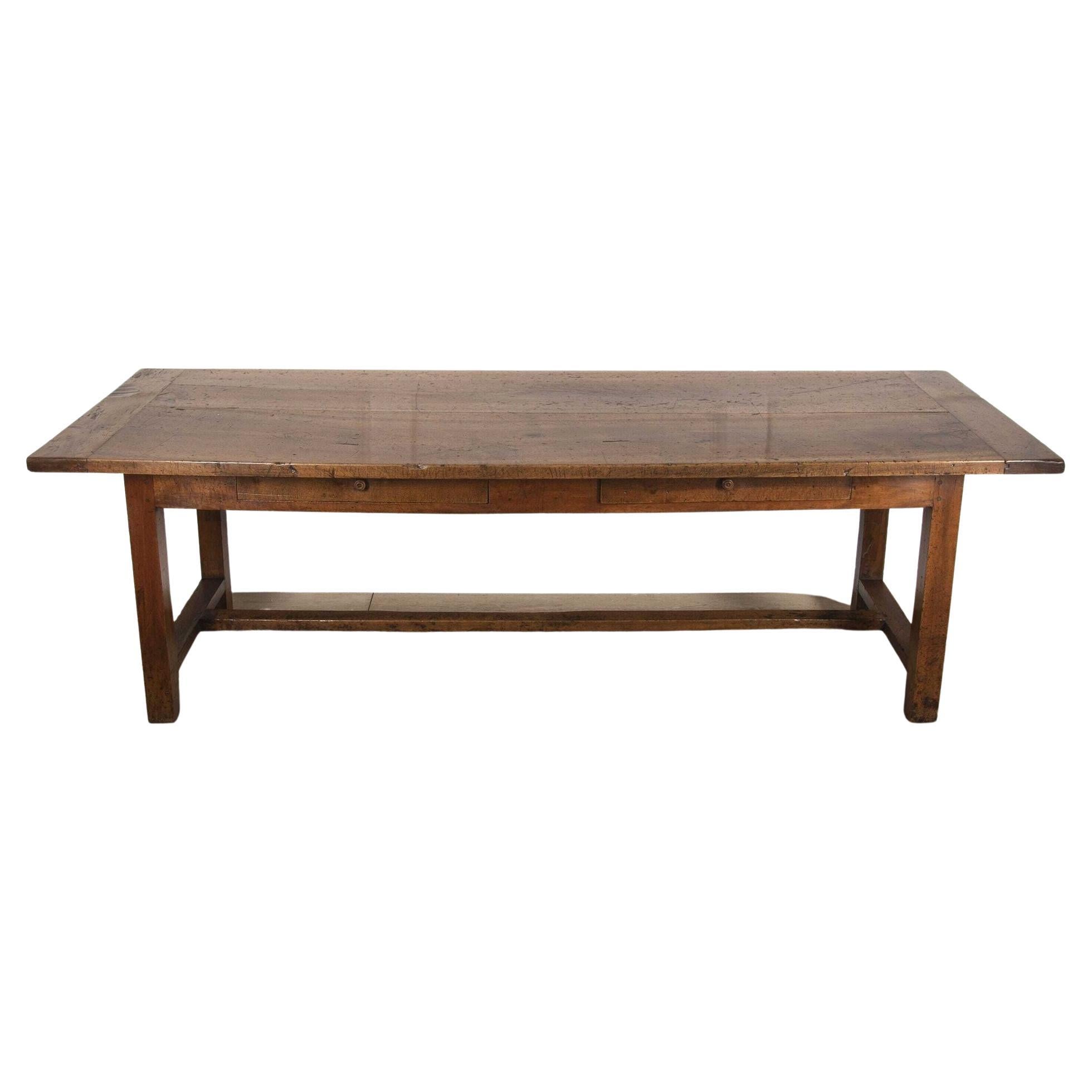 French 18th Century Walnut Farmhouse Table at 1stDibs
