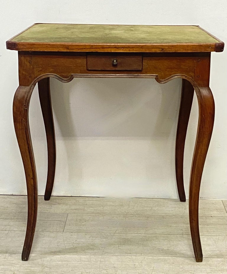 19th Century French Walnut Game Table For Sale at 1stDibs