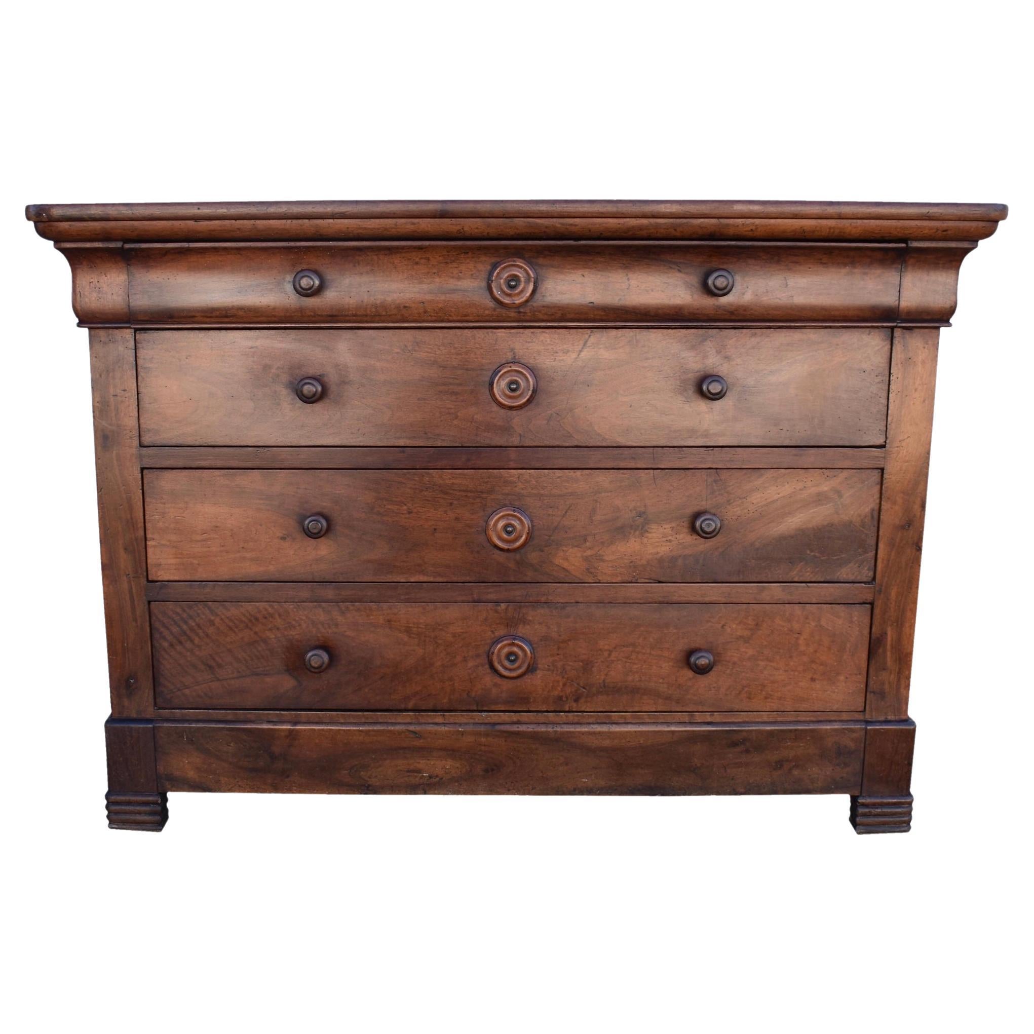 Louis Phillipe Walnut Chest of Drawers, France, circa 1880 For Sale at ...