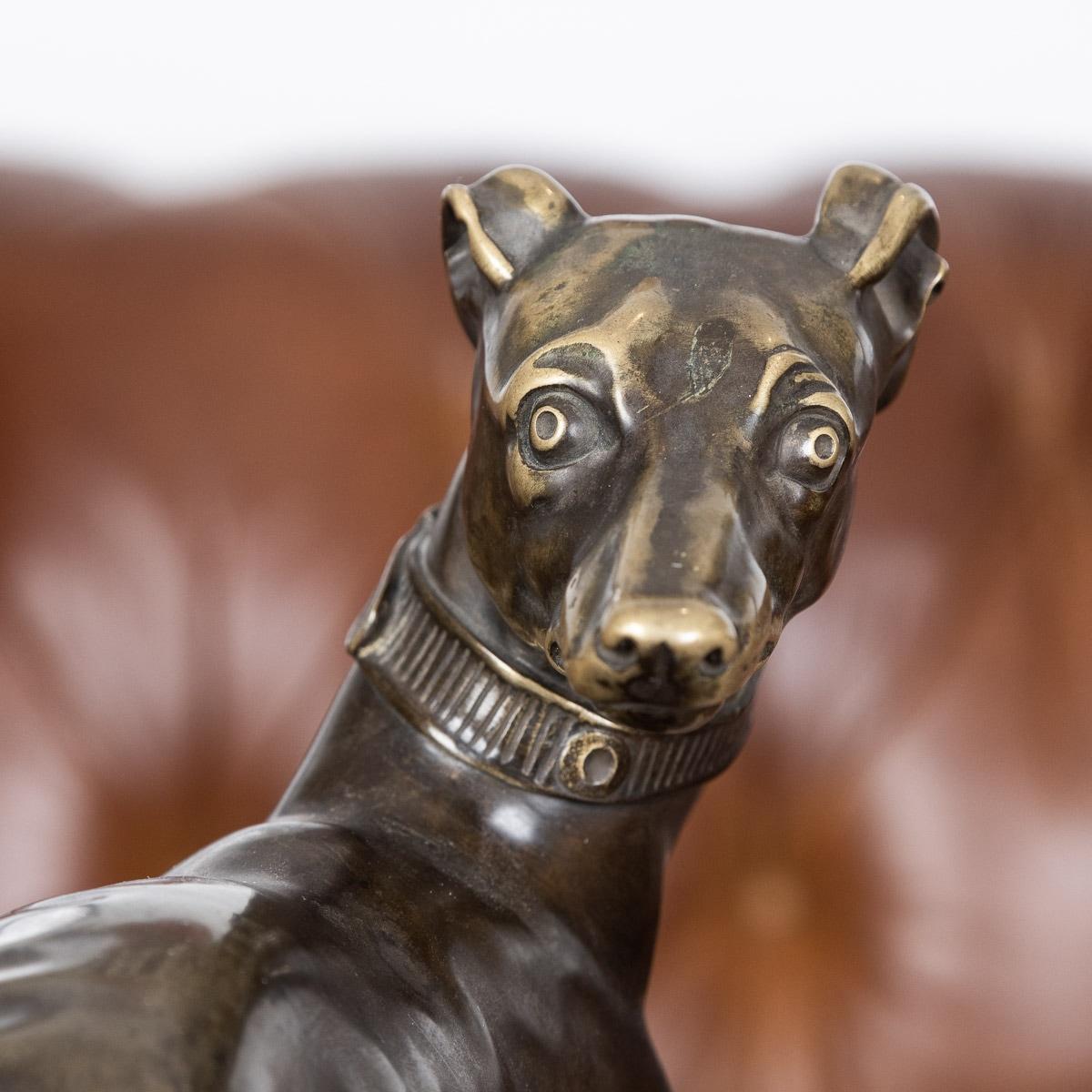 19th Century French Whippet Bronze, Jean-Francois-Theodore Gechter, c.1796-1844 For Sale at 1stDibs