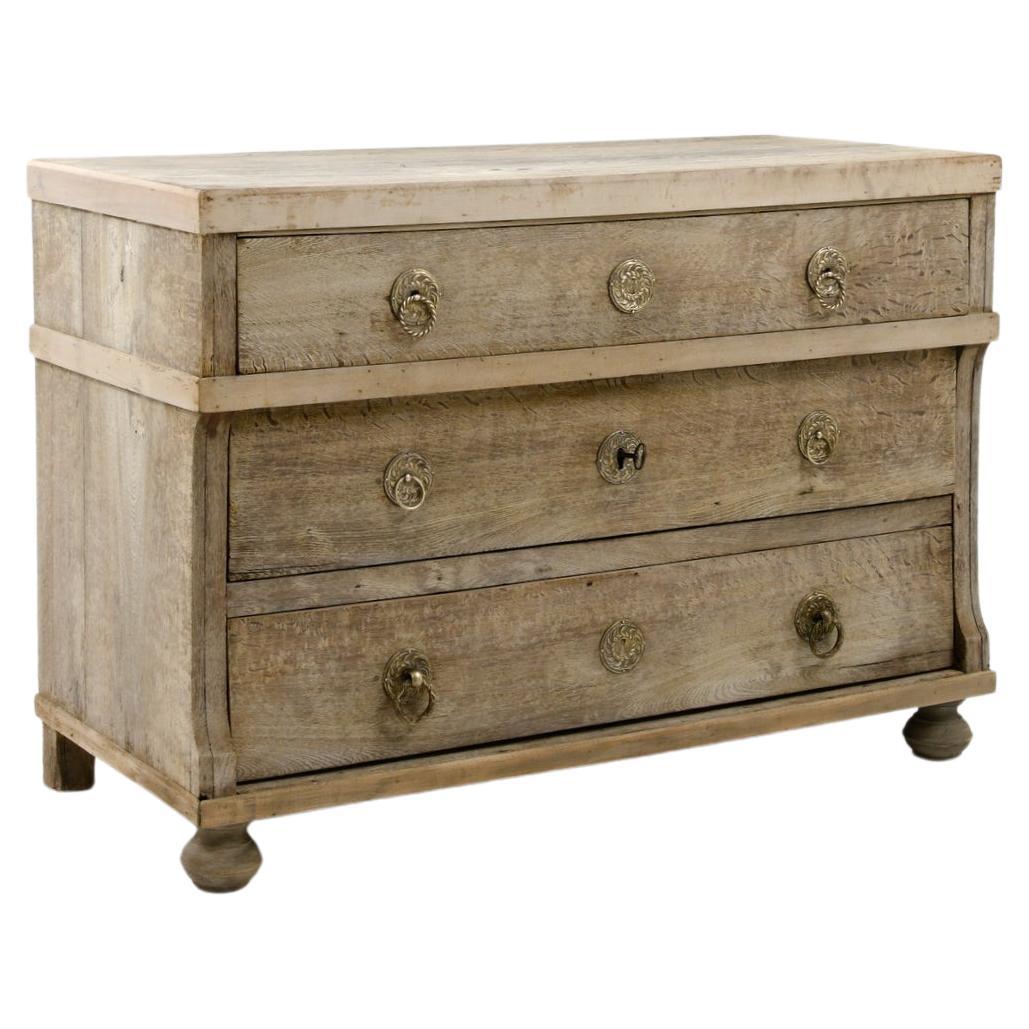 19th Century French Wooden Chest of Drawers For Sale at 1stDibs