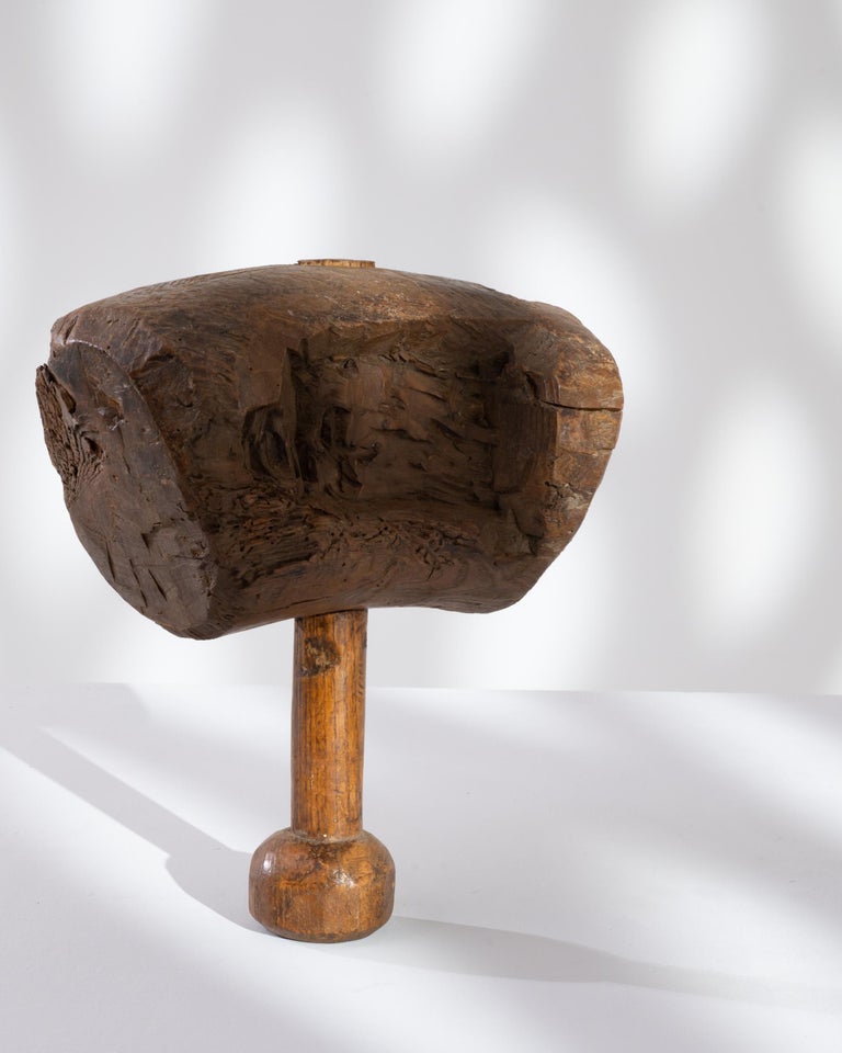 19th Century French Wooden Hammer For Sale at 1stDibs