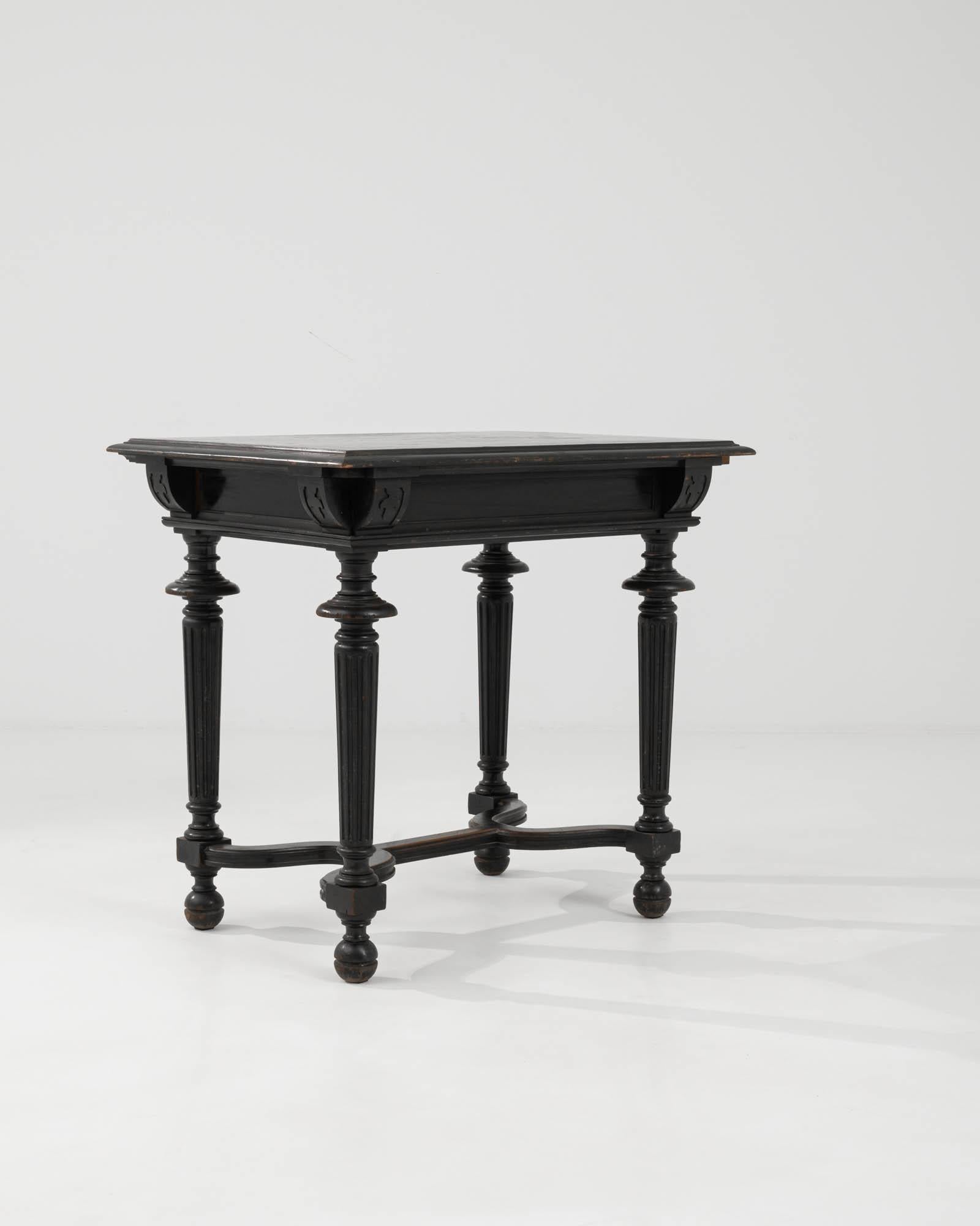 19th Century French Wooden Side Table For Sale at 1stDibs